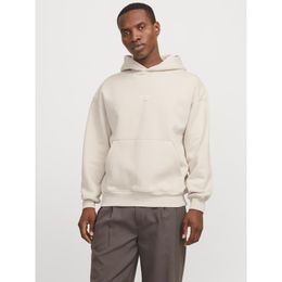 Jack & Jones Jack & Jones Herren Kapuzensweatshirt &raquo;JJEURBAN EDGE STUDIO SWEAT HOOD NOOS&laquo;, mit Front und Back Print gelb S