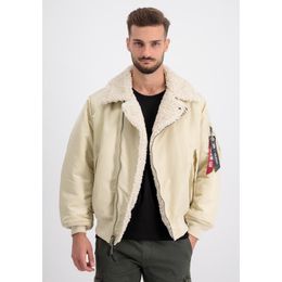 Alpha Industries Damen Bomberjacke &raquo;NB MA-1 B-3 Biker Jacket&laquo; wei&szlig; S