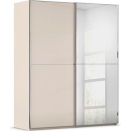 Rauch Schwebet&uuml;renschrank &raquo;Kleiderschrank Schrank Garderobe Schlafzimmerschrank SCALE-DUO&laquo; edle zweigeteilte T&uuml;ren Spiegel/Glas-Mix 3 Zierleisten MADE