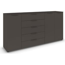 Rauch Schubkastenkommode &raquo;Kommode T&uuml;rkommode Sideboard Kombikommode FLIPP&laquo; Breite 200 cm mit 4 Einlegeb&ouml;den, 3-t&uuml;rig mit 5 Schubladen und Soft-Close-