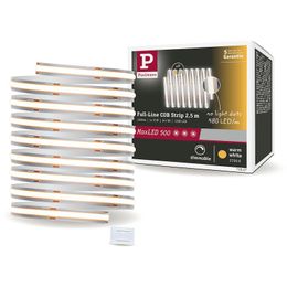 Paulmann LED-Streifen &raquo;MaxLED 500 Full-Line COB Einzelstripe 2,5m Warmwei&szlig; 15W 1250lm 2700K&laquo; 1 Stk.-flammig silber