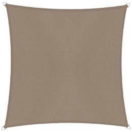 Windhager Sonnensegel &raquo;Cannes Quadrat&laquo; 5x5m, taupe grau Polyester