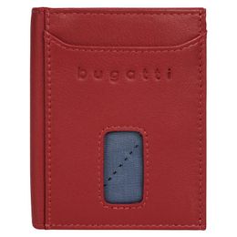 Bugatti Unisex Bugatti Geldb&ouml;rse &raquo;SECURE SLIM&laquo; echt Leder rot