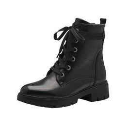 Tamaris Damen Schn&uuml;rstiefelette &raquo; Stiefelette Leder/Synthetik&laquo; schwarz 39