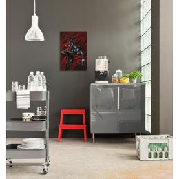 Komar Leinwandbild &raquo;Marvel Venom Symbiont Red&laquo; Disney 1 Stk. tlg. 40 x 60 cm (Breite x H&ouml;he) - Kinderzimmer, Dekoration schwarz Vlies
