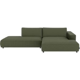 Musterring Ecksofa &raquo;Lucia&laquo; verschiedene Farben, gro&szlig;er Longchair mit Armlehne, B330 x T190 cm gr&uuml;n 100% Polyester