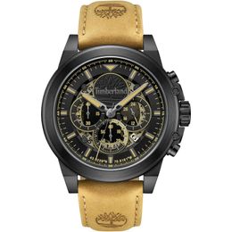 Timberland Herren Chronograph &raquo;FAST STRIKE&laquo; Quarzuhr, Armbanduhr, Herrenuhr, Lederarmband, Stoppfunktion, Datum braun