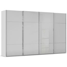 Rauch Schwebet&uuml;renschrank &raquo;Kleiderschrank Schrank Garderobe Schlafzimmerschrank SCALE-TRIO&laquo; edle dreigeteilte Front mit 2 Zierleisten Glasfront MADE 