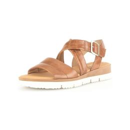 Gabor Damen Riemchensandale &raquo; Sandalen Leder&laquo; braun 38,5