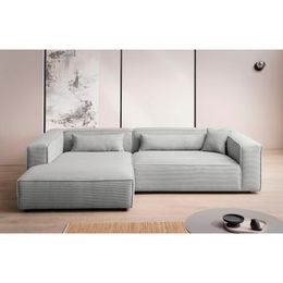 LeGer Home by Lena Gercke &raquo;PIARA XXL, Big-Sofa, Cord, Leinenoptik o. Strukturstoff, L-Form&laquo; wahlweise Ottomane rechts/links, Kedernaht, extra tiefe 