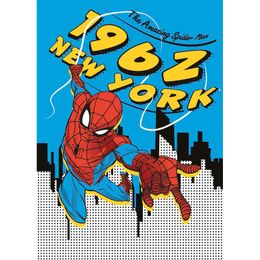 Komar Vliestapete &raquo;Digitaldruck Vlies - Spider-Man 1962 - Gr&ouml;&szlig;e 200 x 280 cm&laquo; bedruckt glatt Kinderzimmer bunt Vlies