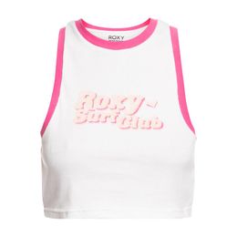 Roxy Damen Sporttop &raquo;Surfs Life&laquo; wei&szlig; XL