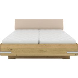 Musterring Holzbett &raquo;Savona, Bettgestell, Bettrahmen, teilmassiv Bianco-Eiche&laquo; Belastbarkeit 220 Kg, 4-fache Liegeh&ouml;henverstellung, MADE IN GERMANY, Kopfteil 
