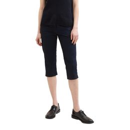 Tom Tailor Damen Tom Tailor Sommerhose mit Doppel-Knopfverschluss blau 34, N-Gr