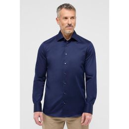 Eterna Herren Langarmhemd &raquo;SLIM FIT&laquo; NON IRON (b&uuml;gelfrei) blau 43, Normalgr&ouml;&szlig;en