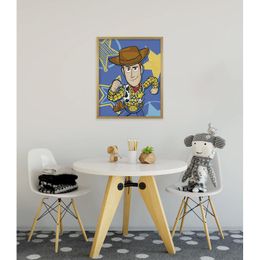 Komar Wandbild &raquo;Disney and Pixar Toy Story Woody&laquo; Disney Set, 1 Stk. tlg. 40 x 50 cm (Breite x H&ouml;he) - Kinderzimmer, Dekoration gelb Vlies