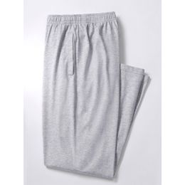 Herren Freizeithose mit Dehnbund schwarz + grau-meliert Gr&ouml;&szlig;e 48/50