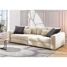 Jockenh&ouml;fer Big-Sofa &raquo;Maxi&laquo; Federkernpolsterung, inklusive 8 Kissen beige Korpus: 100% Polyester;Kissen: 100% Polyester