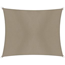 Windhager Sonnensegel &raquo;Cannes Rechteck&laquo; 4x5m, taupe grau Polyester