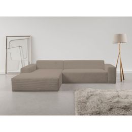WERK2 Ecksofa &raquo;Zeus-XL, Mega-Sofa mit gro&szlig;er Sitztiefe, Stellma&szlig;e 311cm x 210cm&laquo; Curvy Trend Garnitur mit urbaner Optik, bequem, Big-Sofa, L-Form 