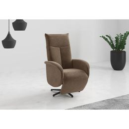 Sit & More sit&more TV-Sessel &raquo;Juma, inkl. Drehfunktion & Kopfteilverstellung&laquo; H&ouml;he Armlehne 66 cm, wahlweise mit Aufstehhilfe, 2 Motoren und Akku braun 100% 