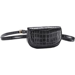 Lascana Damen Lascana Bauchtasche &raquo;G&uuml;rteltasche&laquo; in Kroko-Optik, CrossBody,Brusttasche, H&uuml;fttasche VEGAN schwarz