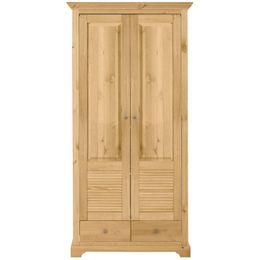 OTTO home Garderobenschrank &raquo;Ayanna&laquo; Breite 94 cm, 2-t&uuml;rig, aus massiver Kiefer, FSC beige