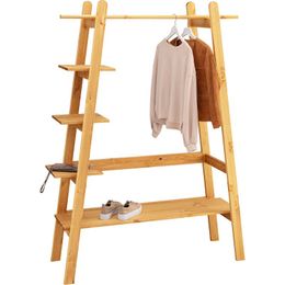 OTTO home Garderobe &raquo;Rikke&laquo; "Rikke", Breite 118 cm beige Massivholz