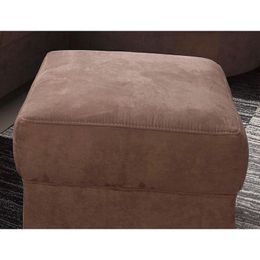 Sit & More sit&more Polsterhocker &raquo;Pandora&laquo; braun Luxus-Microfaser ALTARA NUBUCK (100% Polyester);Luxus-Microfaser (100% Polyester);Luxus-Microfaser (100% 