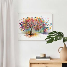 Reinders Wandbild &raquo;Tree of Colours&laquo; bunt MDF