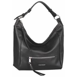 Bruno Banani Damen Hobo &raquo;Amalfi&laquo; Beuteltasche Schultertasche verstellbarer Schulterriemen schwarz
