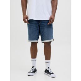Jack & Jones PlusSize Jack & Jones Plussize Herren Jack & Jones PlusSize Shorts &raquo;JJIRICK JJICON I.K. SHOR&laquo; mit Umschlag blau 48 (7XL), N-Gr