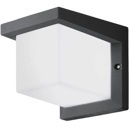 Eglo Wandleuchte &raquo;Desella 1 Au&szlig;en-Wandlampe, Wandleuchte, Aluguss und Kunststoff, IP54&laquo; LED-Modul 1 Stk. Warmwei&szlig; Wand-/Deckenleuchte - L16 x H16 x 