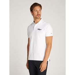 Tommy Hilfiger Herren Poloshirt &raquo;HILFIGER CHAINSTITCH REG POLO&laquo; wei&szlig; 3XL