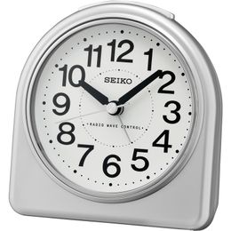 Seiko Funkwecker &raquo;QHR204S&laquo; Wecker, Reisewecker, Piepalarm, Schlafzimmer, Geschenkidee silber