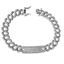 Firetti Damen Armband &raquo;Schmuck Geschenk Silber 925 Armschmuck Armkette Panzerkette&laquo; mit Zirkonia (synth.)