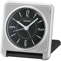 Seiko Reisewecker &raquo;QHT015A&laquo; Wecker, Piepalarm, inkl Batterie silber