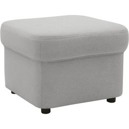 DOMO collection Hocker &raquo;Flores&laquo; silber 100% Polyester