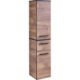 Schrankmodule &raquo;Quickset 374 Badschrank, 30 cm breit, 2 T&uuml;ren, 1 Schublade&laquo; Set, 2 Stk. tlg. 3 Einlegeb&ouml;den, inkl. T&uuml;rd&auml;mpfer, Eiche Ribbeck quer 