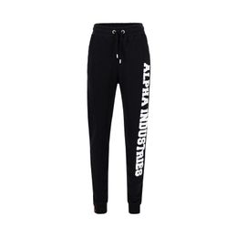 Alpha Industries Herren Jogginghose &raquo;Big Letters Jogger&laquo; schwarz 3XL, Normalgr&ouml;&szlig;en