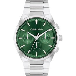 Calvin Klein Herren Multifunktionsuhr &raquo;ARCHITECTURAL MULTI&laquo; Quarzuhr, Armbanduhr, Herrenuhr, Datum, Edelstahlarmband silber