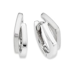 Bruno Banani Damen Paar Creolen &raquo;Schmuck Geschenk Silber 925 Ohrschmuck Ohrringe&laquo; silber