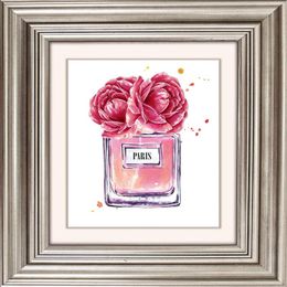 queence Acrylglasbild &raquo;Bl&uuml;ten Parfum&laquo; Blumen Blumenbilder Fashion Gem&auml;lde Kunst Pflanzen Pflanzenbilder Fine Art-Print in Galeriequalit&auml;t bunt 