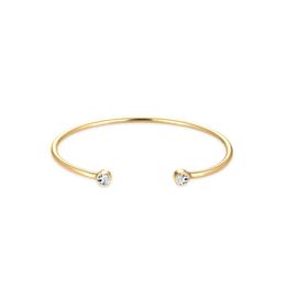 Elli Damen Armreif &raquo;Armreif Wei&szlig; 925 Sterling Silver, mit Kristallen von Swarovski &laquo; gold