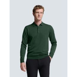 NO EXCESS Herren NO EXCESS Rundhalspullover &raquo; Lang&auml;rmeliger Polo-Pullover&laquo; gr&uuml;n XXL