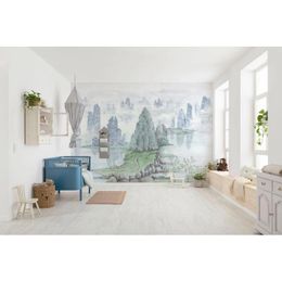 Komar Fototapete &raquo;Digitaldruck Vlies - Fairyland - Gr&ouml;&szlig;e 350 x 250 cm&laquo; bedruckt glatt Wohnzimmer, Schlafzimmer bunt Vlies
