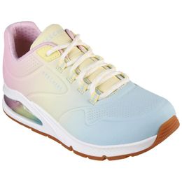 Skechers Damen Sneaker &raquo;UNO 2 OMBRE AWAY&laquo; in leuchtender Farbkombi, Freizeitschuh, Halbschuh, Schn&uuml;rschuh bunt 35