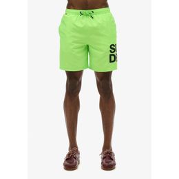 Superdry Herren Badeshorts &raquo;SPORTSWEAR LOGO 17 SWIM SHORT&laquo; gr&uuml;n S, N-Gr