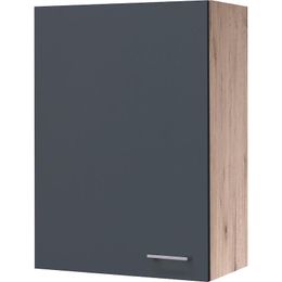 Flex-Well H&auml;ngeschrank &raquo;Morena&laquo; (B x H x T) 60 x 89 x 32 cm, f&uuml;r viel Stauraum grau Holzwerkstoff