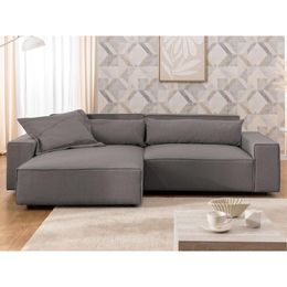 OTTO home Ecksofa &raquo;KINLEE Design-Sofa mit Recamiere rechts/links, Ma&szlig;e B/T/H 251/144/70cm&laquo; L-Form mit Wellenunterfederung, ohne Bettfunktion, modern 